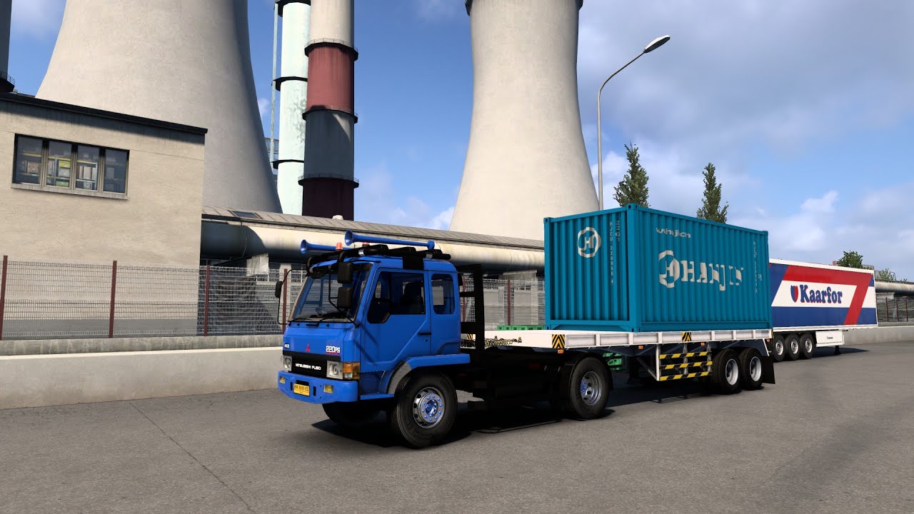 GKVFJX GAMING ETS2 MITSUBISHI FUSO FN 517 POV DRIVE IASI FOR GALATI ...
