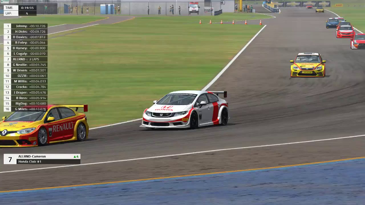 Automobilista Australia Touring Car Championship. Round 1. Race 1 ...