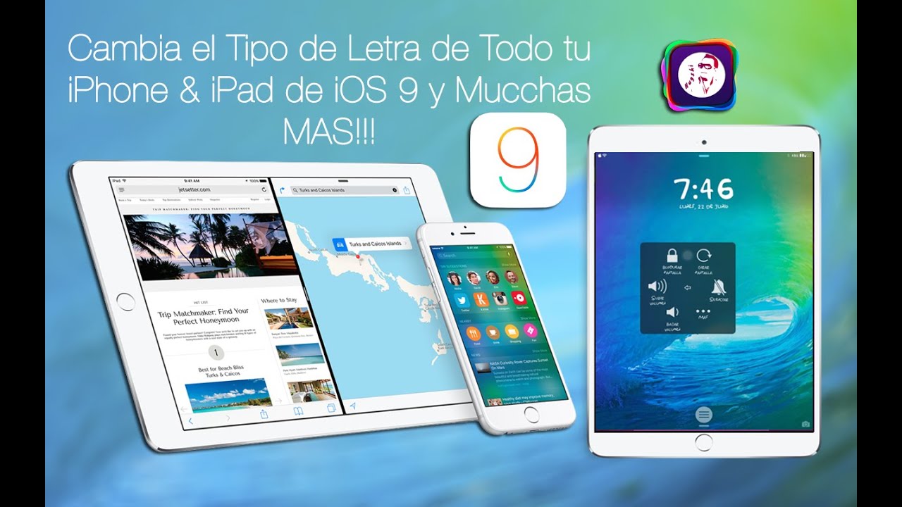 Como Cambiar el tipo de Letra en tu iPhone & iPad de iOS 9 y Muchas Mas ...