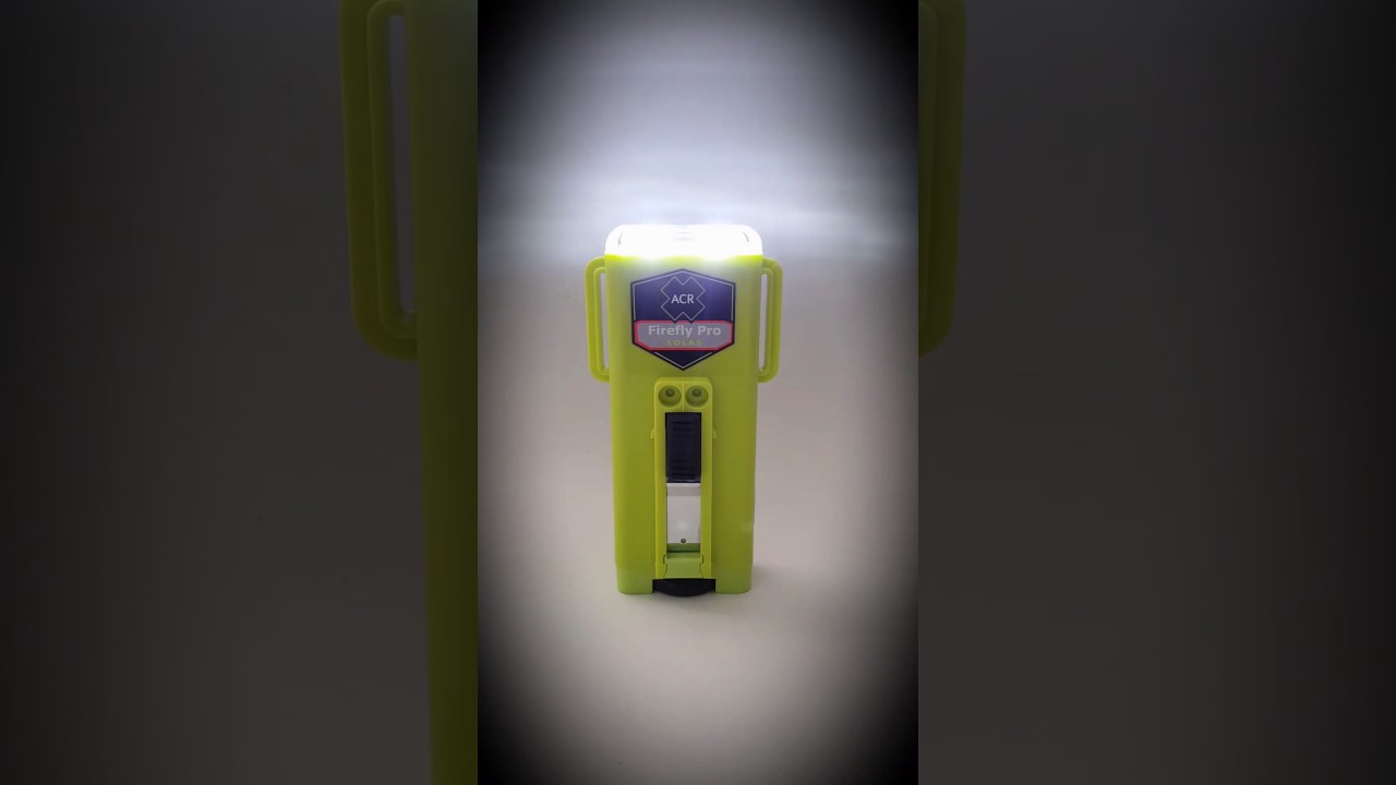 ACR Firefly PRO SOLAS Strobe Distress Light - YouTube