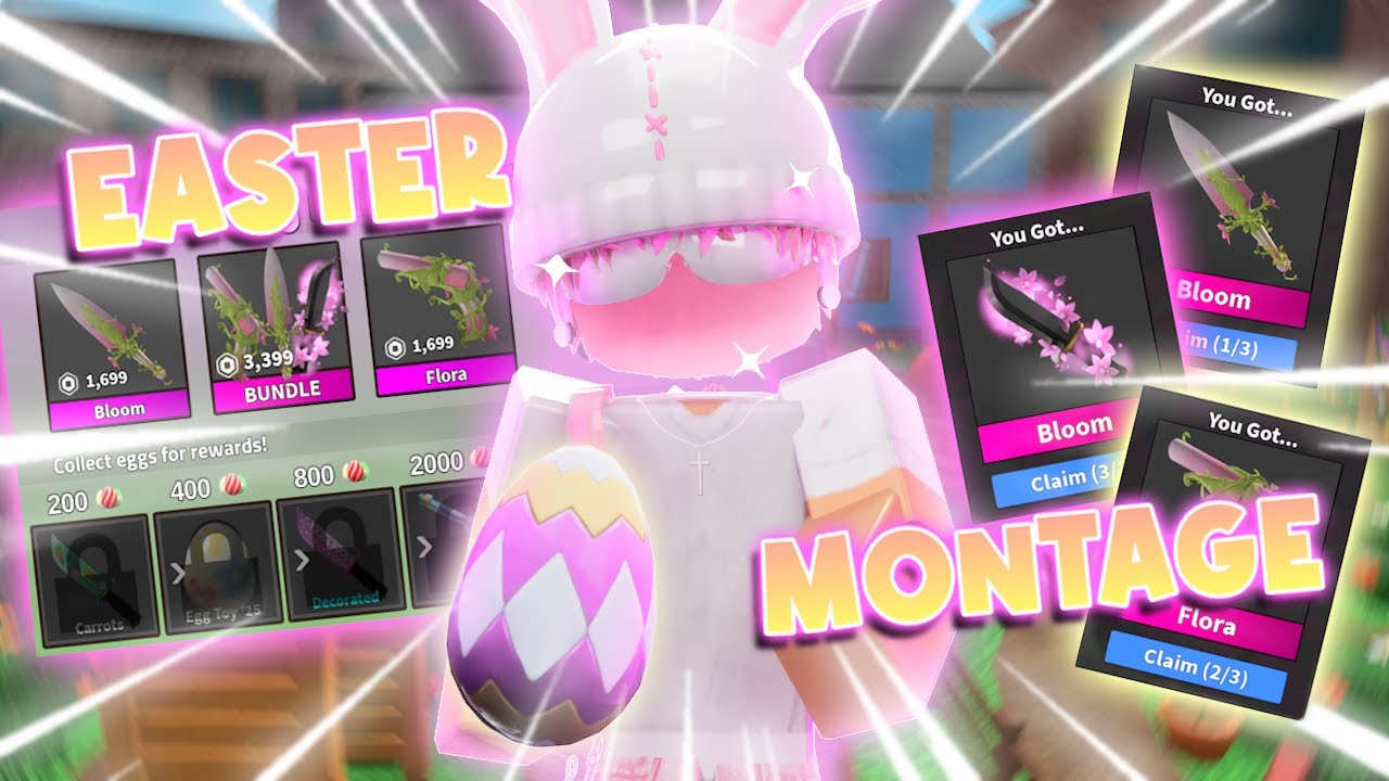 Playing MM2 with the NEW EASTER BUNDLE | Roblox Murder Mystery 2 - YouTube