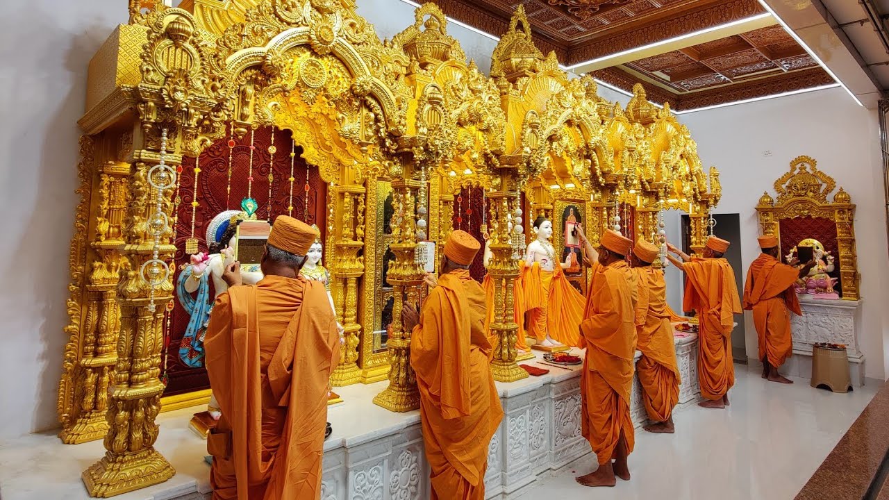 મૂર્તિ પ્રતિષ્ઠા મહોત્સવ | BAPS સ્વામિનારાયણ મંદિર માણાવદર #baps - YouTube