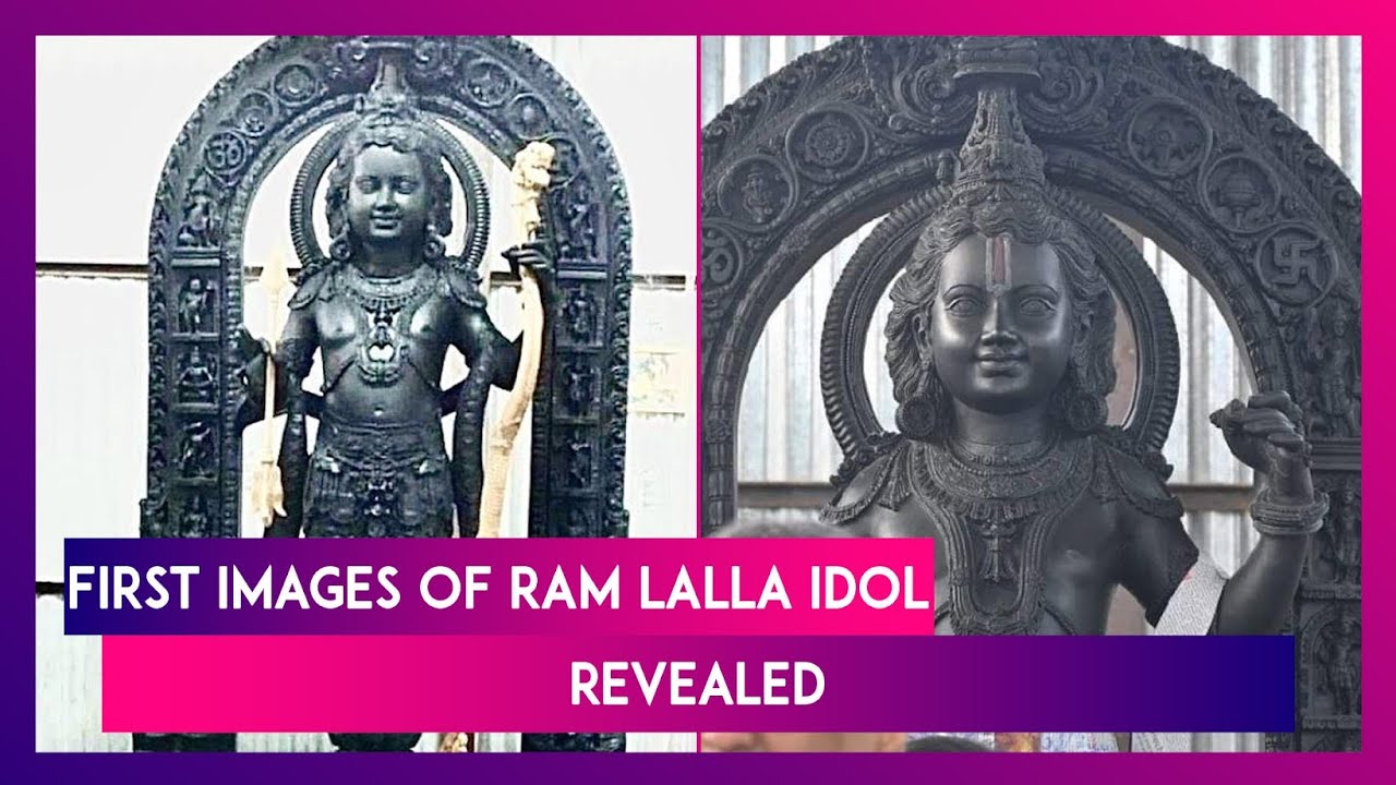 Ayodhya Ram Mandir: First Images Of Ram Lalla Idol Revealed Ahead Of ...