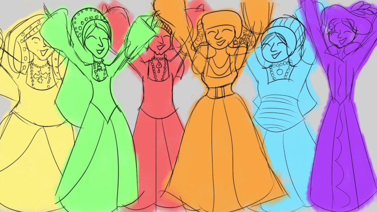Six The Musical: Ex-Wives Animatic - Historical (WIP) - YouTube