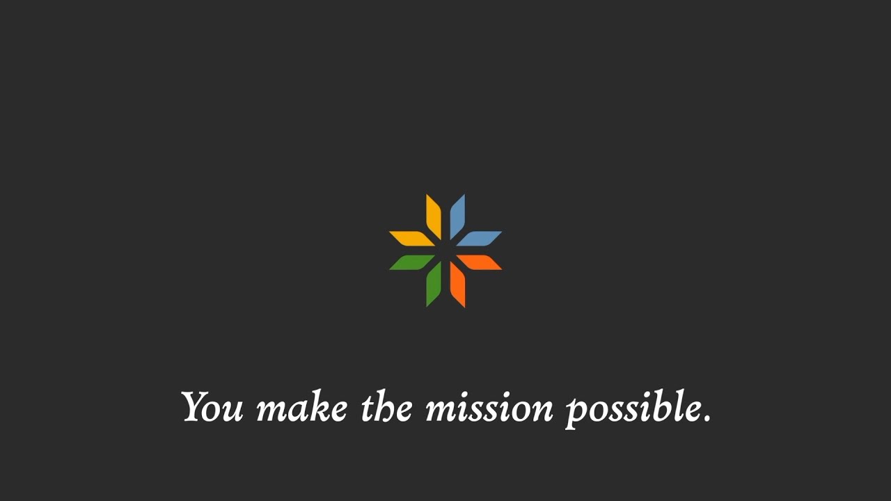 You make the mission possible. Thank you! - YouTube