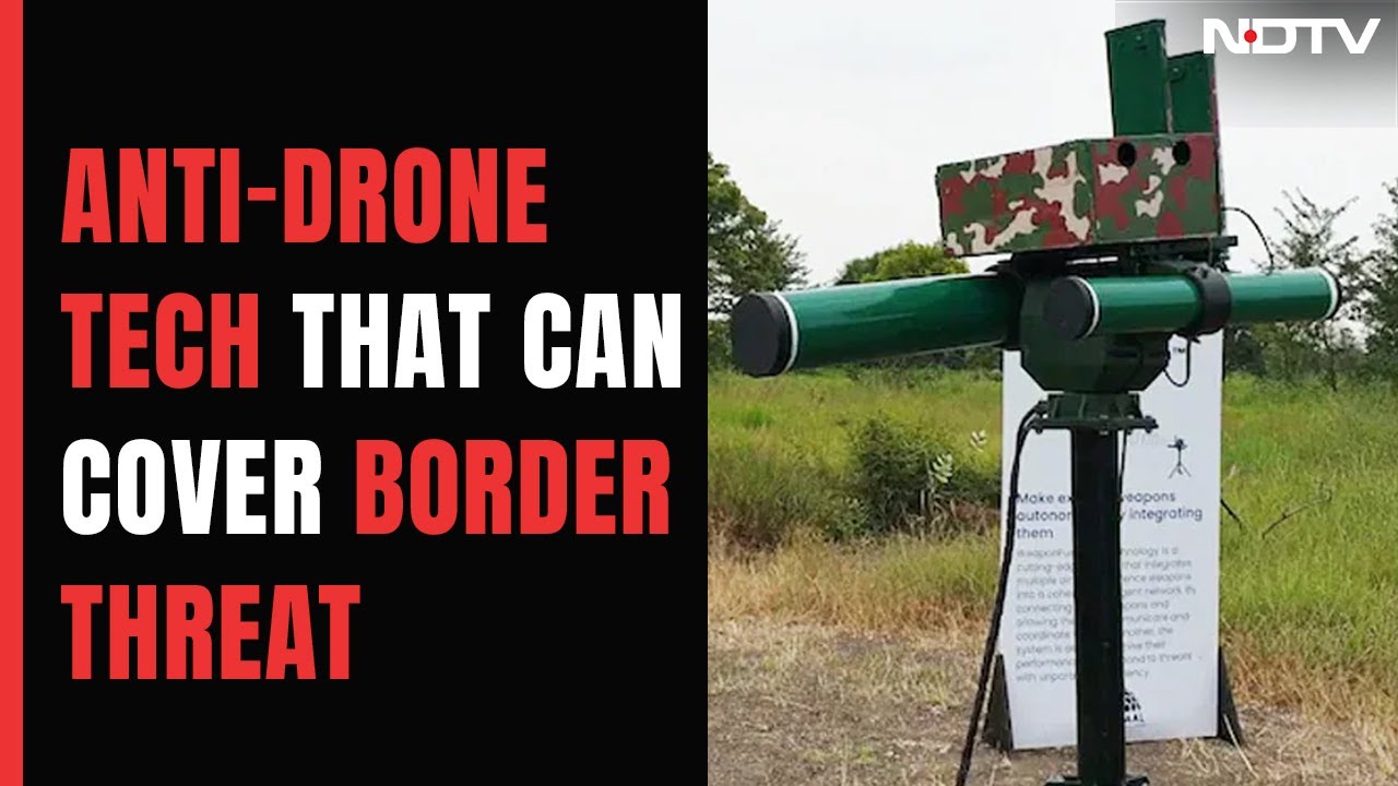 Hyderabad Firm Develops Anti-Drone Tech - YouTube