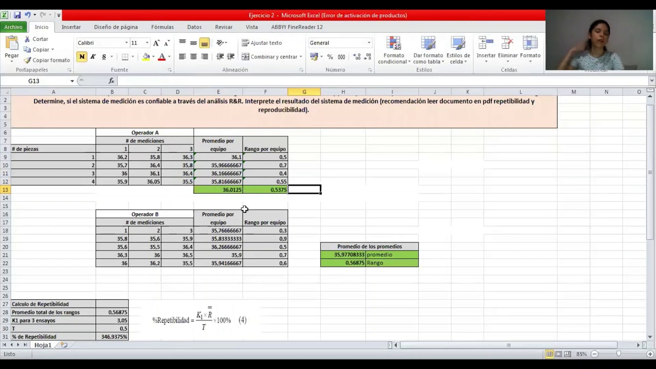 Repetibilidad y Reproducibilidad - YouTube