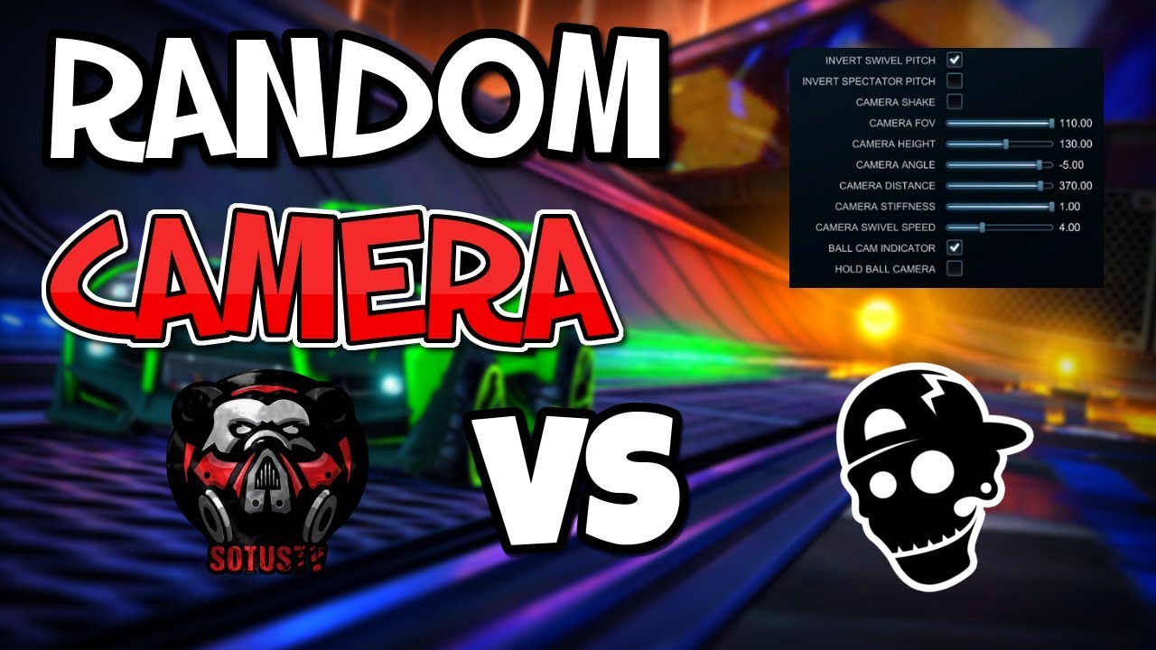 ROCKET LEAGUE GAMEPLAY - RANDOMIZED CAMERA SETTINGS 1V1 VS PHANTOMACE ...