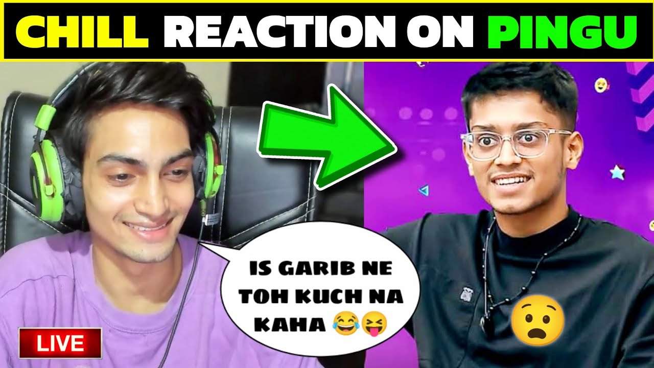 Chill Gamer Funny Reaction On Pingu Gaming Podcast !?😂😝 | Chill Gamer ...