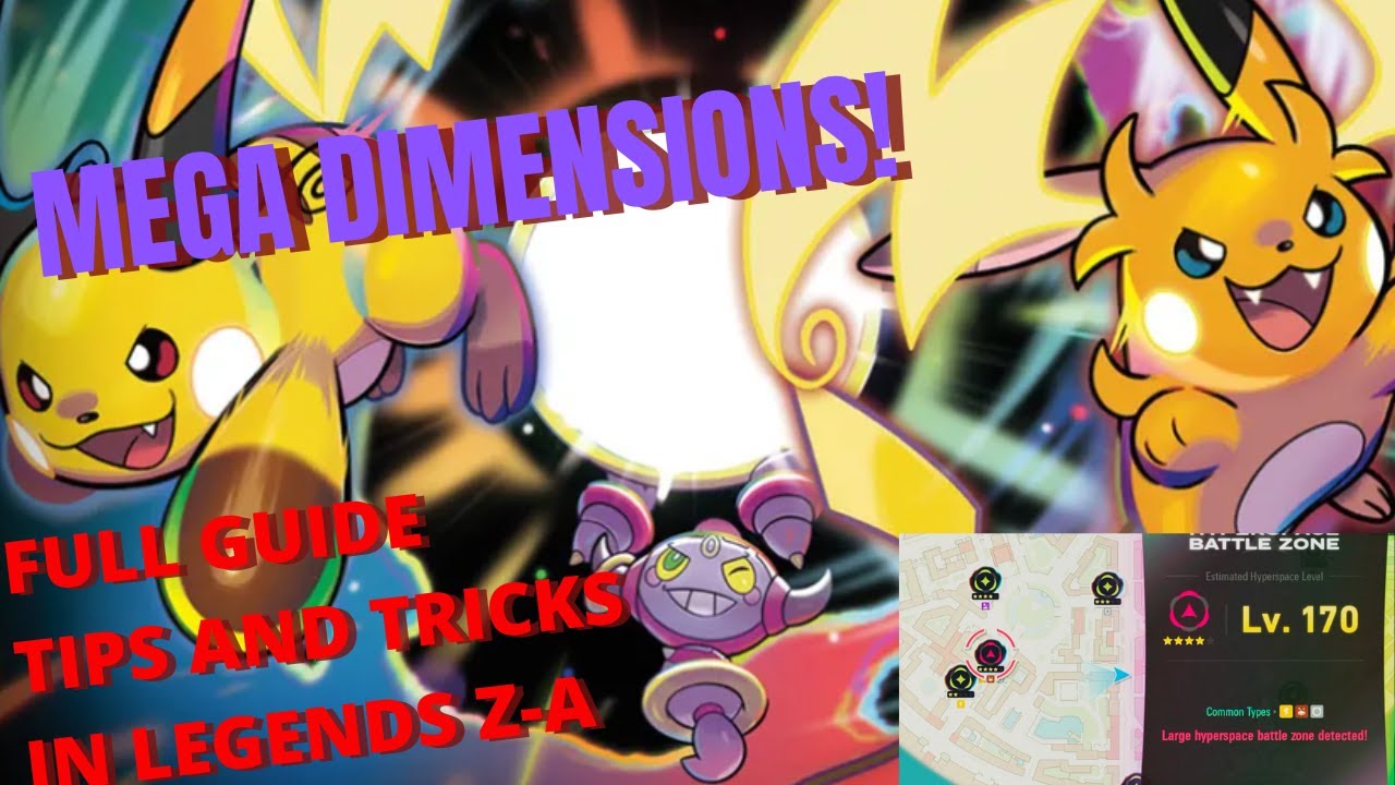 Mega Dimensions DLC Tips & Tricks You NEED in Pokémon Legends ZA! - YouTube