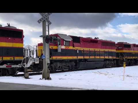 KCS 2977 Transfer Josey Ln Railroad Crossing Hebron TX - YouTube