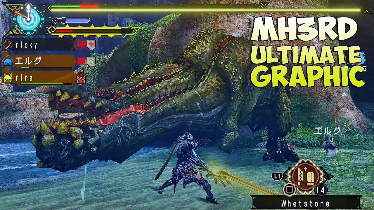 Update - Ultra HD remaster MH3rd Boss Fight Deviljhoooooo!! - YouTube