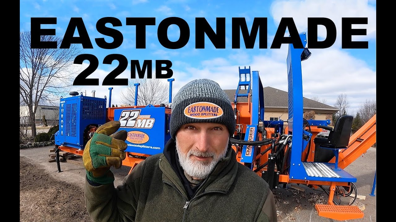 Eastonmade 22MB Firewood Processor - First Impressions - YouTube