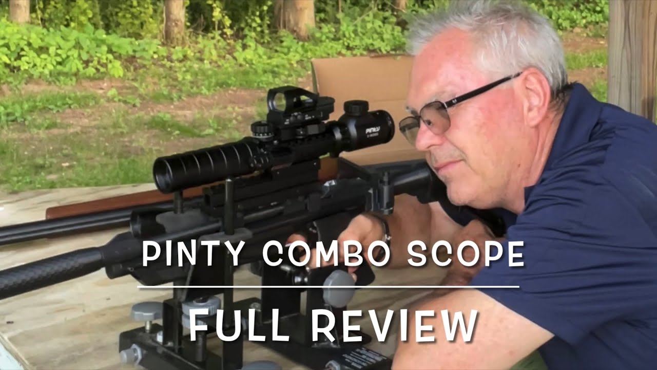 Pinty tactical scope combo 3-9x32, red dot & laser tested on my Buck ...