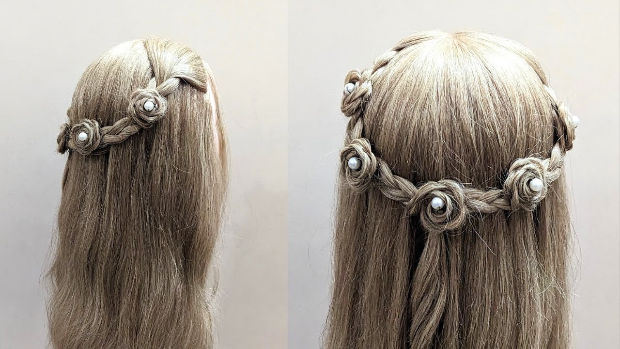Easy and attractive open hairstyle for girls | Simple open hairstyle ...