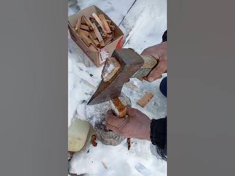 поджога(лучина)для розжига печки - YouTube