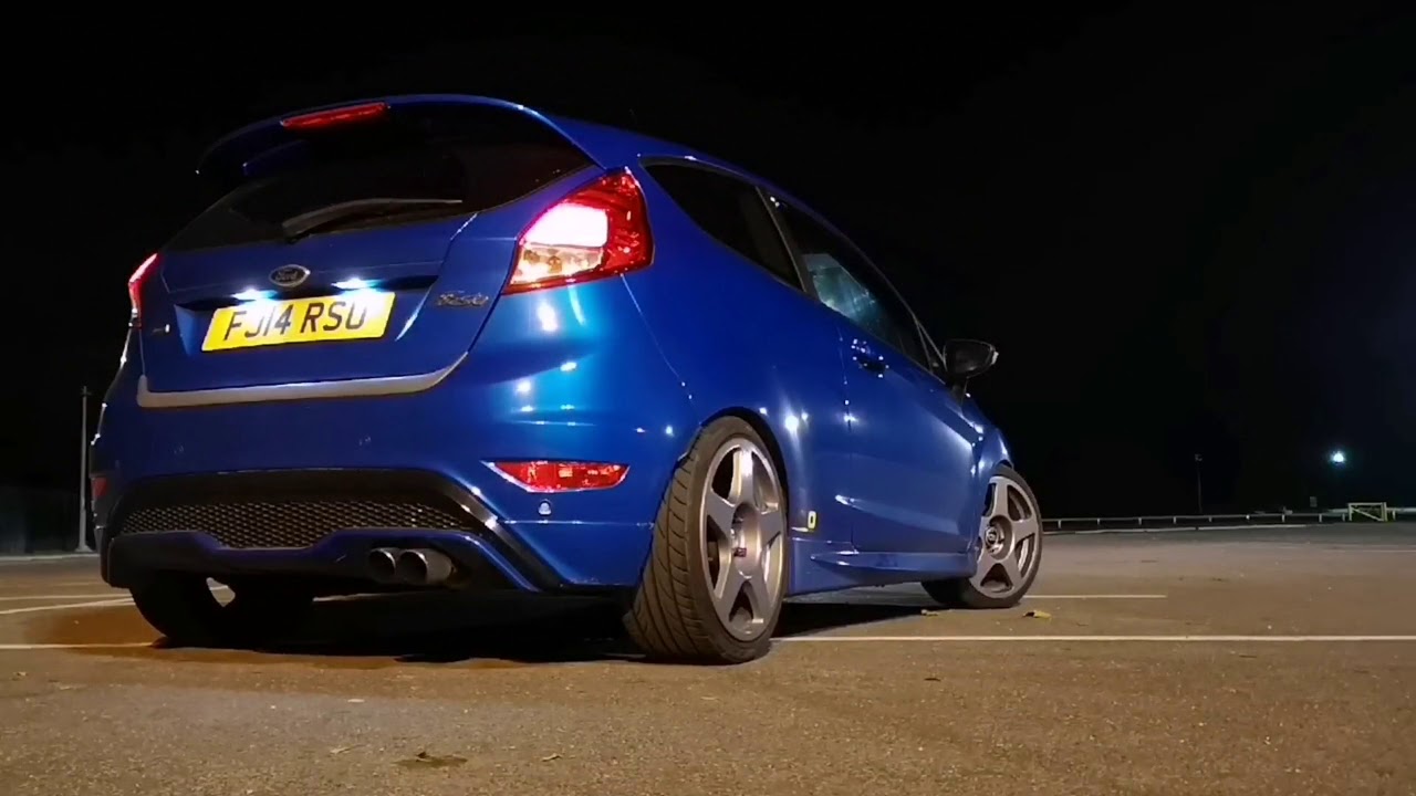 Fiesta MK7.5 1.0l Ecoboost Modified Stock Exhaust Sound - YouTube