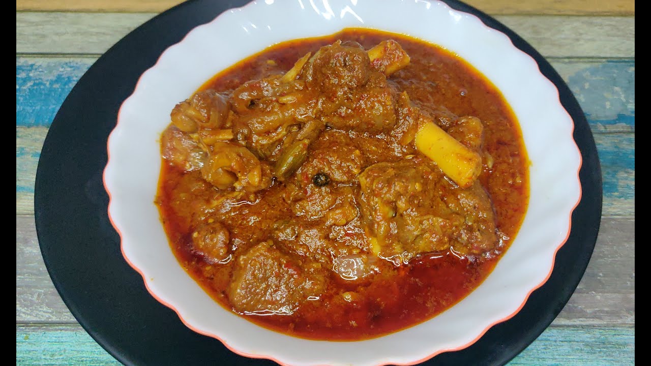 Rajasthani Laal Maas (Mutton) Recipe By Shaista's Kitchen | Mathania ...