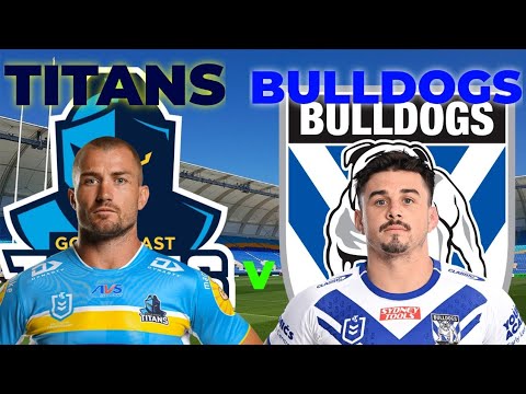 Gold Coast Titans vs Canterbury Bulldogs | NRL ROUND 27 | Live Stream ...