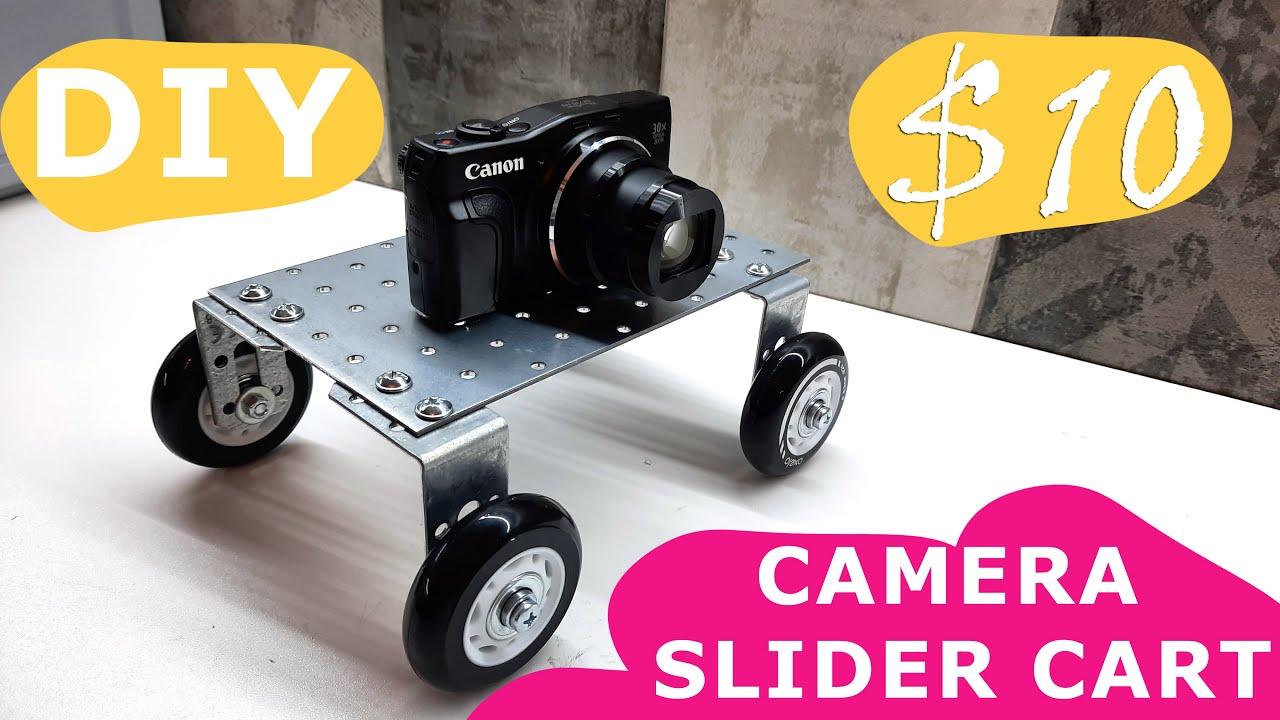 DIY Camera slider cart for Less than 10 Dollars - YouTube