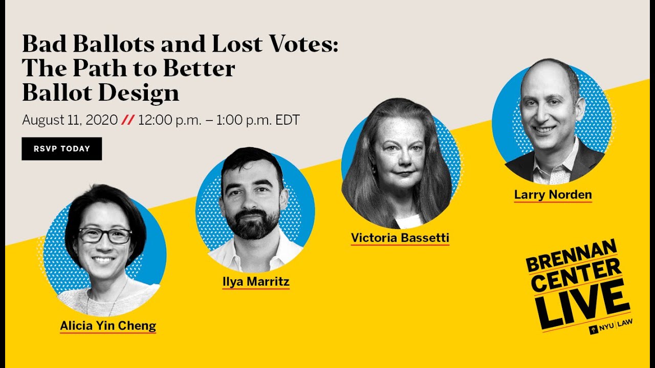 Bad Ballots and Lost Votes: The Path to Better Ballot Design - YouTube