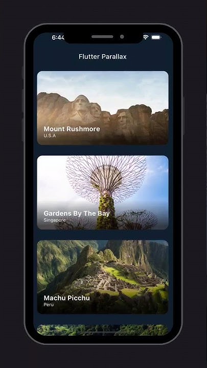 Flutter Parallax Effect Ui Design ππ Dart Flutter Fluttercoding Flutterdev Coding Ios