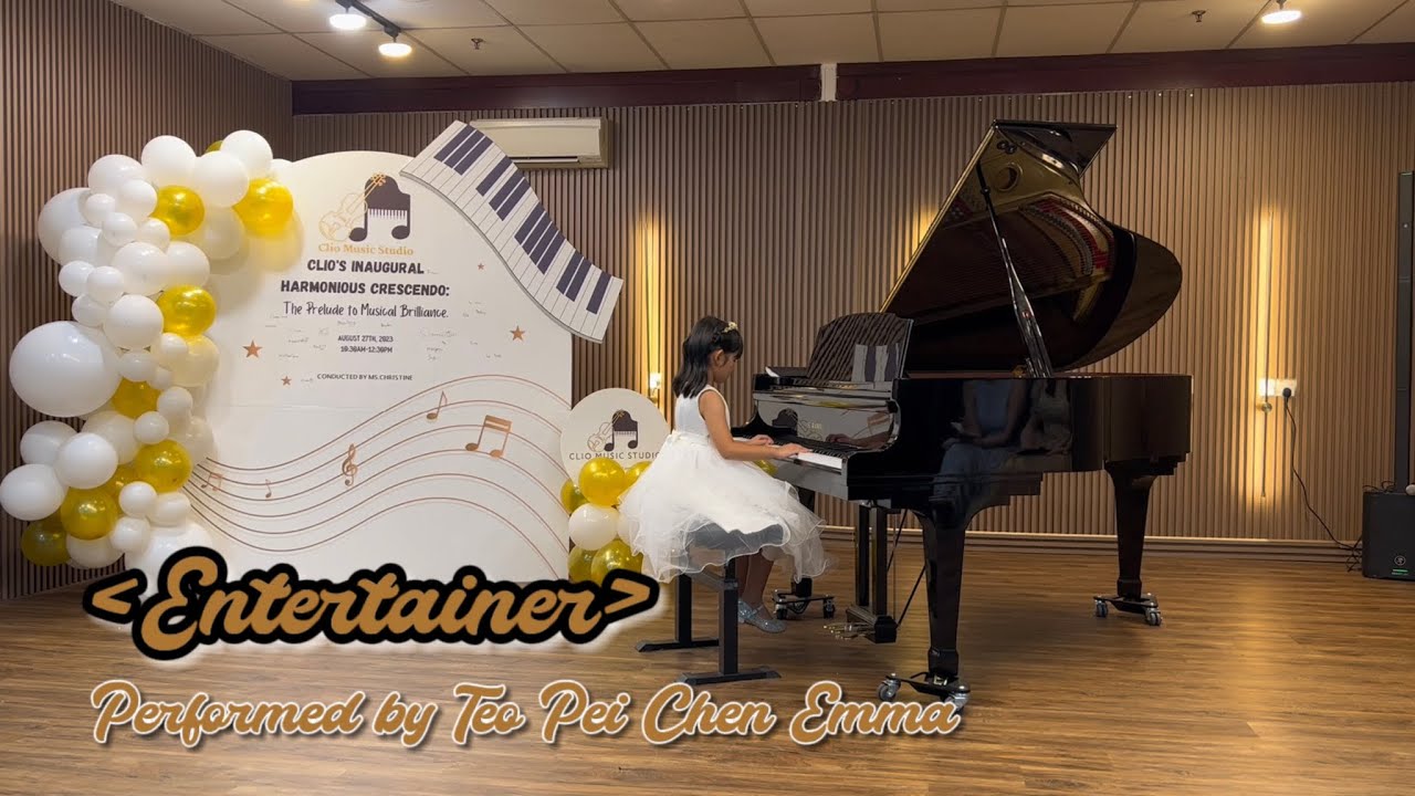 Entertainer performed by Teo Pei Chen Emma - YouTube