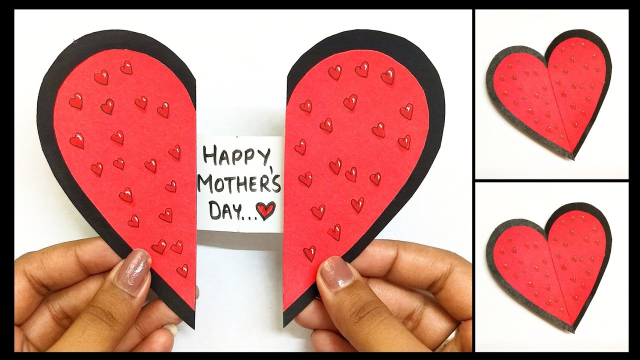 DIY Happy Mother s Day Card Making Easy Beautiful Mother s Day