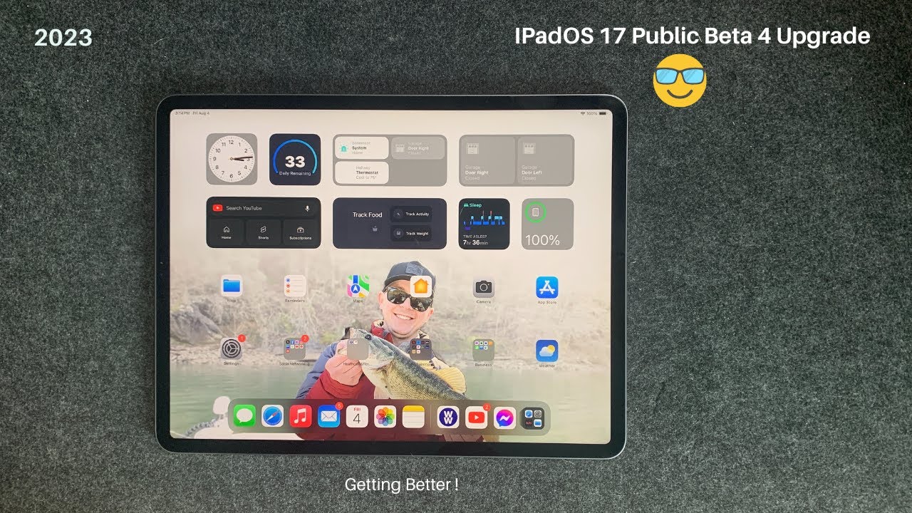 updating to IPadOS 17 public beta 4 on my ipad pro 12.9 #ipados17 - YouTube