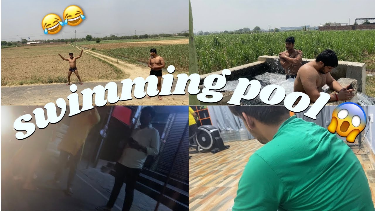 Group ke sath swimming pool Mai mja😱😂||daily vlog||full day vlog|| - YouTube