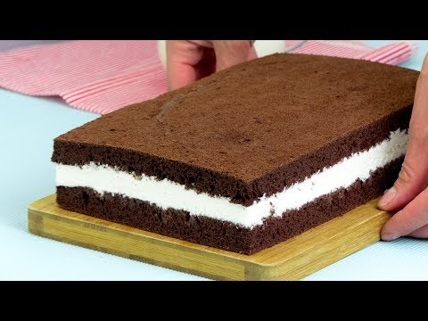 Kinder delice torta - Óriási tejszelet! Piskóta amely elolvad a gyerek szájában! | Ízletes TV