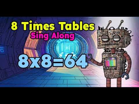 8 Times Tables - Sing Along - YouTube