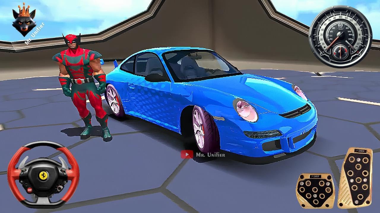 Super Hero Mega Ramp GT Car Racing Games - Extreme Sport Car Dirt ...