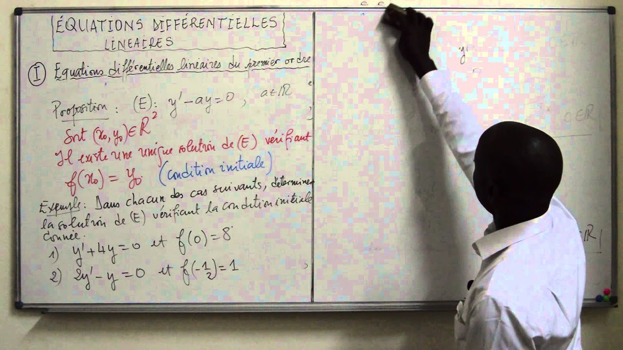 Cours - Terminale - Mathématiques : Équations Différentielles Linéaires ...