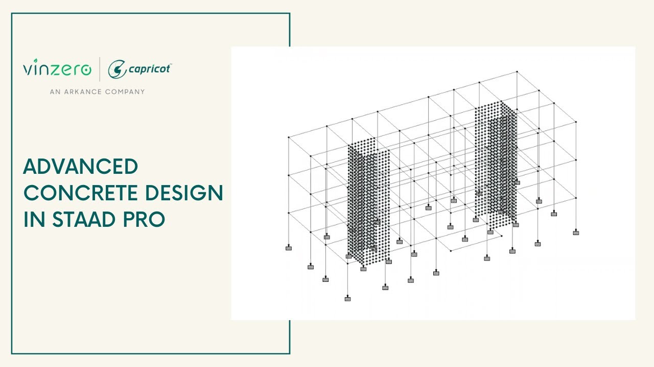Advanced Concrete Design in STAAD Pro - YouTube