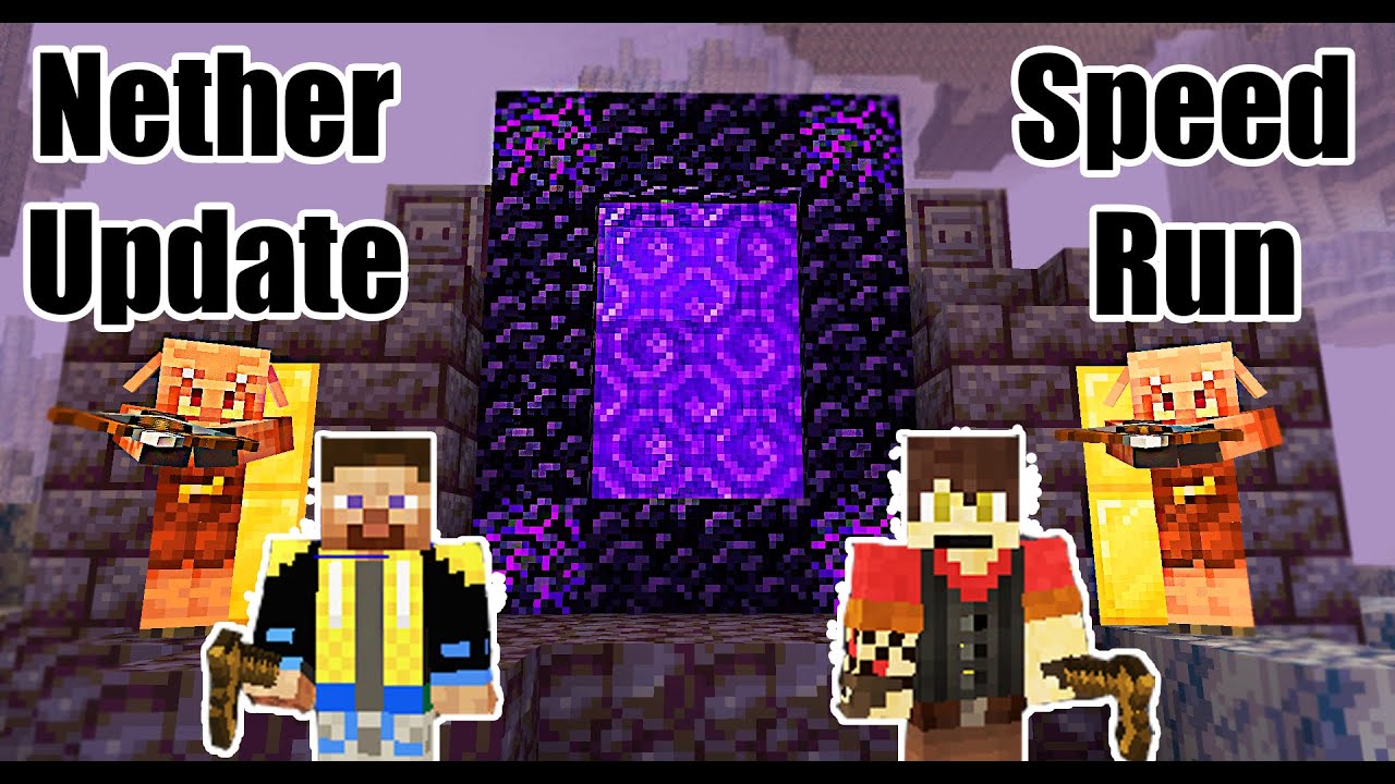 Minecraft Speed run... but it's in the Nether - YouTube