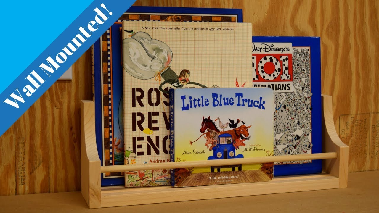 How To Build A Wall Mounted Book Rack YouTube how-to-build-a-wall-mounted-book-rack-youtube