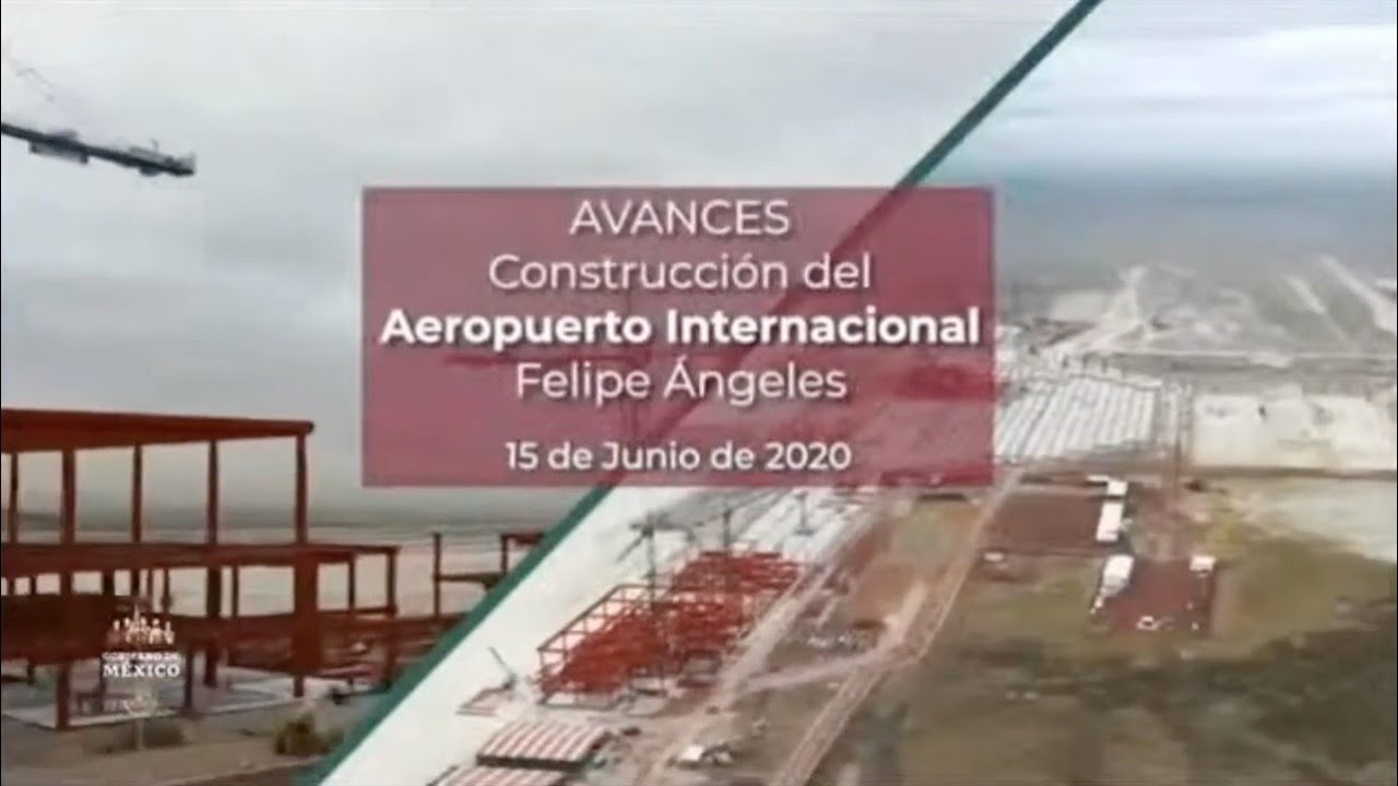 Así avanza la construcción del aeropuerto en Tecamac - YouTube