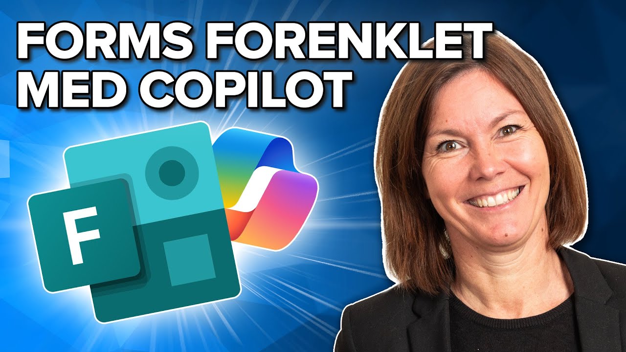 Effektiviser datainnsamling med Copilot i Microsoft Forms - YouTube