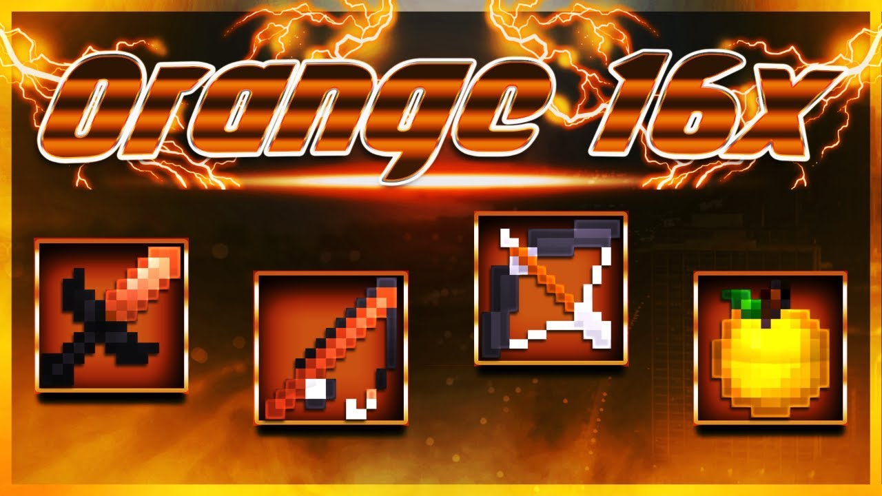UHC ResourcePack - Orange Edit [16x] [FPS Increase] [1.7] - YouTube