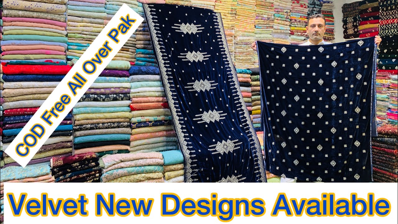 Embroidered Velvet Collection | Fancy Velvet | Dress Pakistani Velvet ...