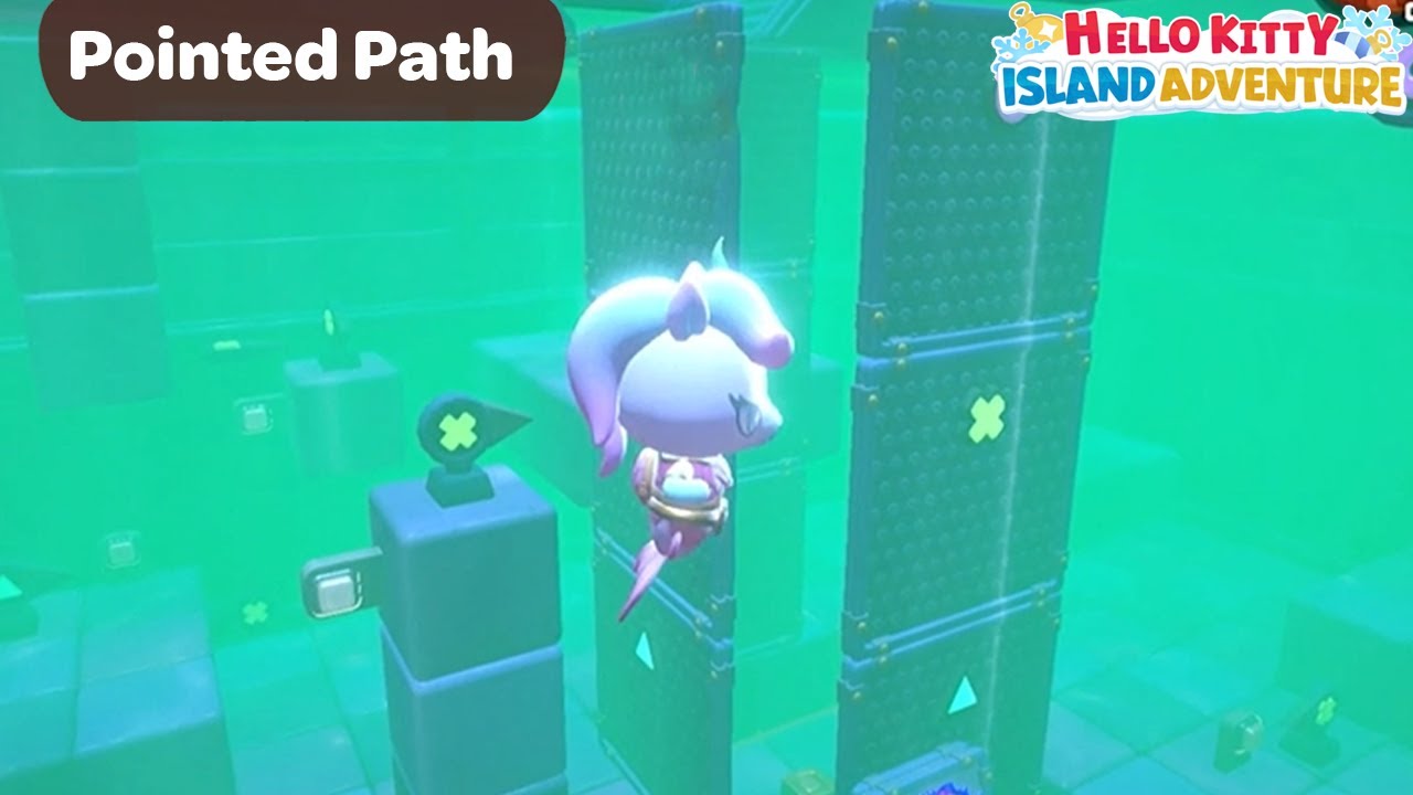 Pointed Path Puzzle Walkthrough 🧩 Hello Kitty Island Adventure - YouTube