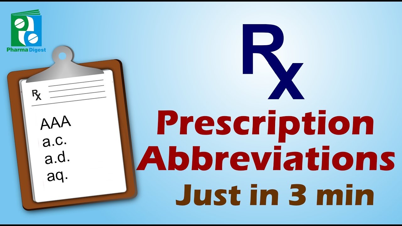 Prescription Abbreviation Just In 3 Min YouTube prescription-abbreviation-just-in-3-min-youtube