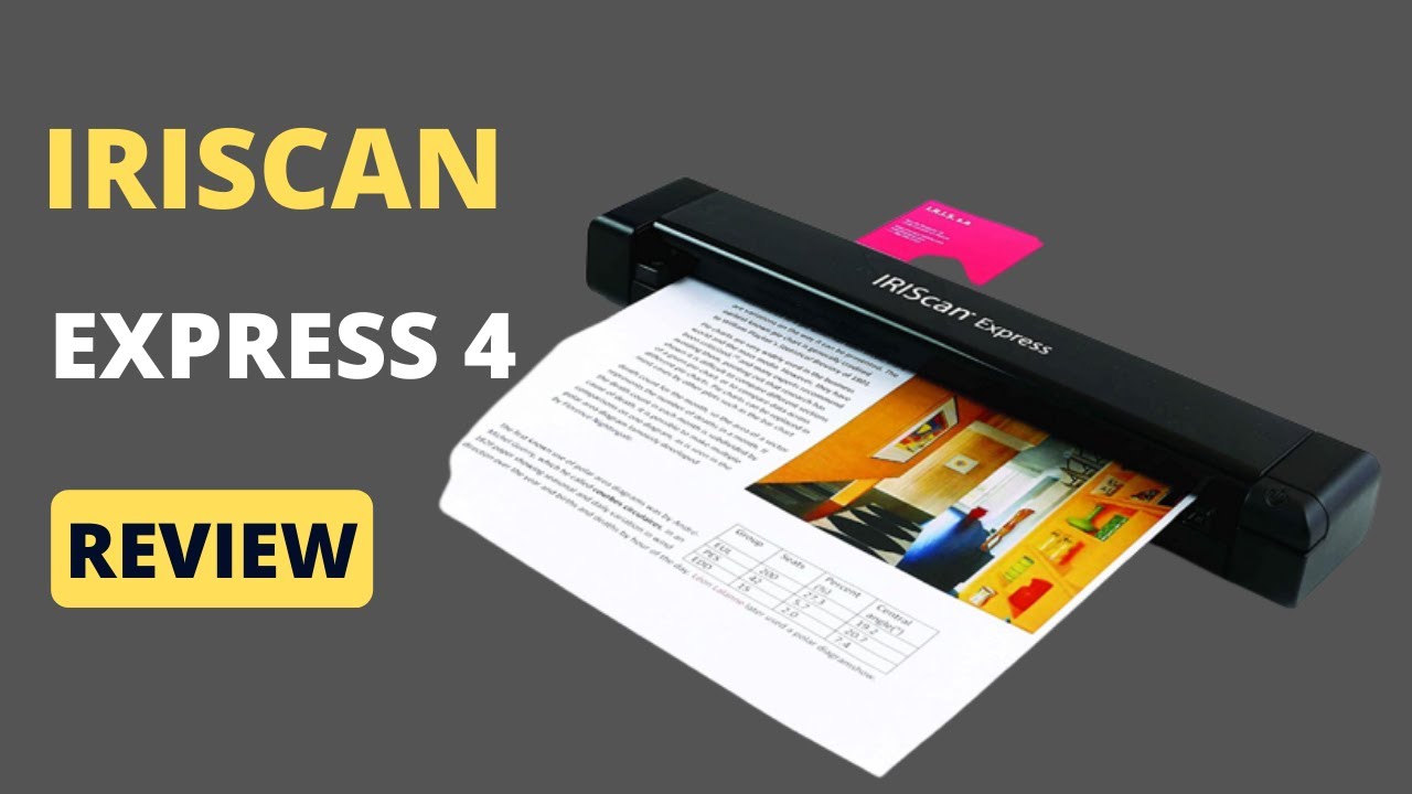 IRIScan Express 4: Transforming Paper Documents into Digital Files ...