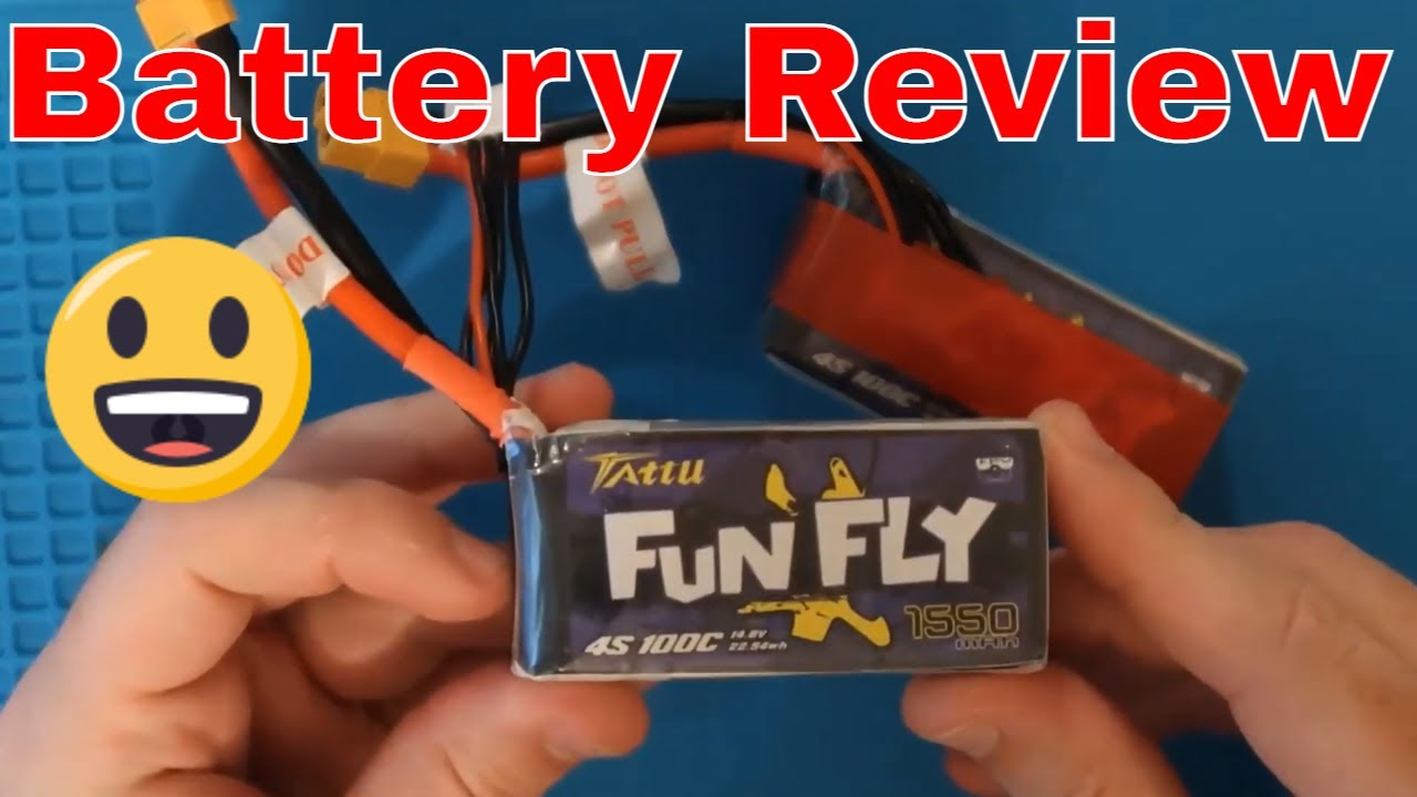 Tattu Fun Fly 4S 1550 Lipo Batteries Review - YouTube