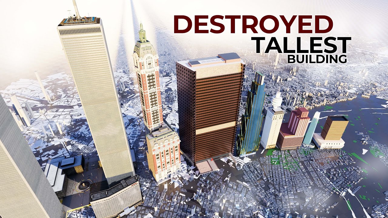 Tallest Non Existing Buildings – Destroyed – 3D Comparison - YouTube
