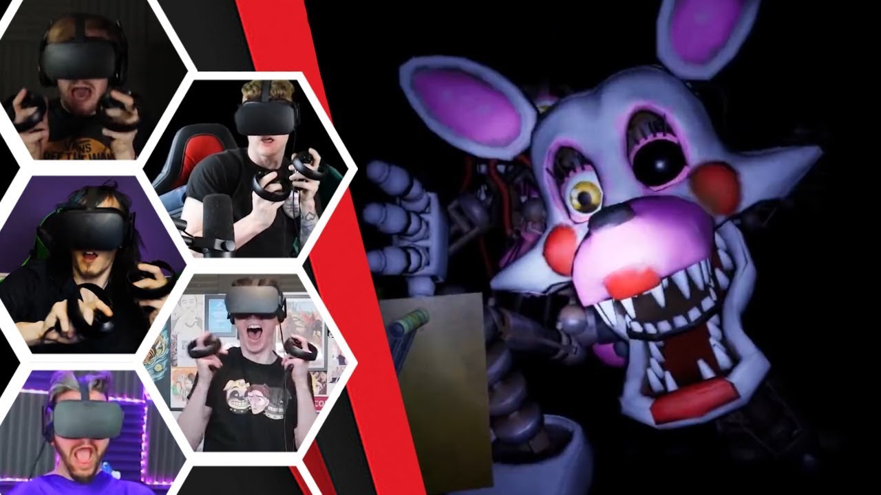 Let's Players Reaction To The Mangle Jumpscare During The Vent Repair ...