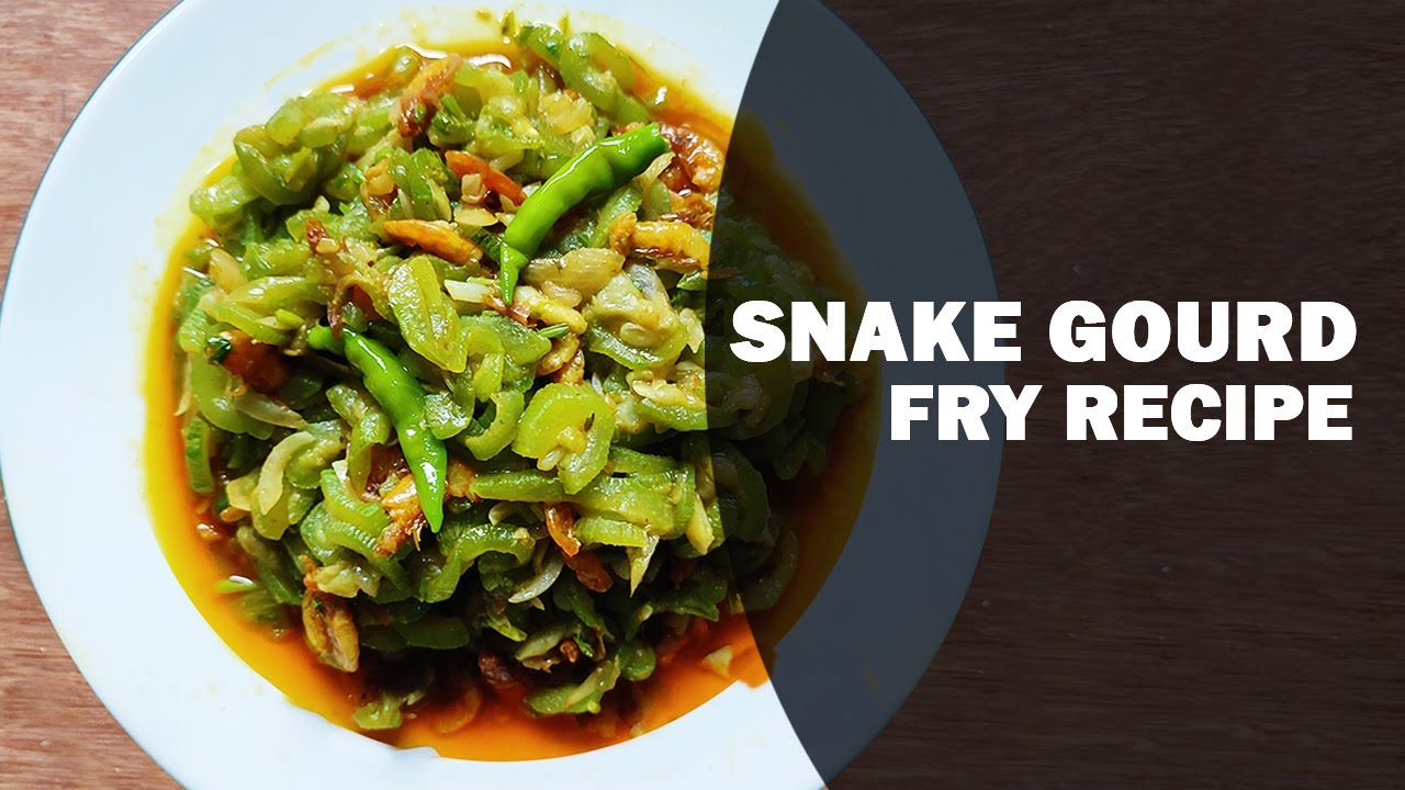 How to make snake gourd fry easy recipe - YouTube