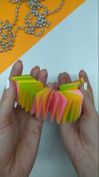 АНТИСТРЕСС ПРУЖИНКА из бумаги. Оригами Антистресс | Paper Antistress ...