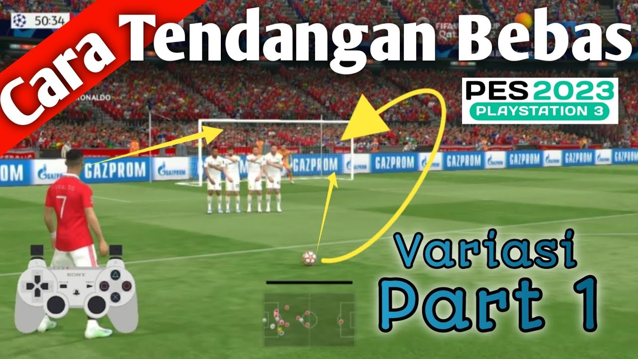 Cara Tendangan Bebas !! variasi Part 1 - YouTube